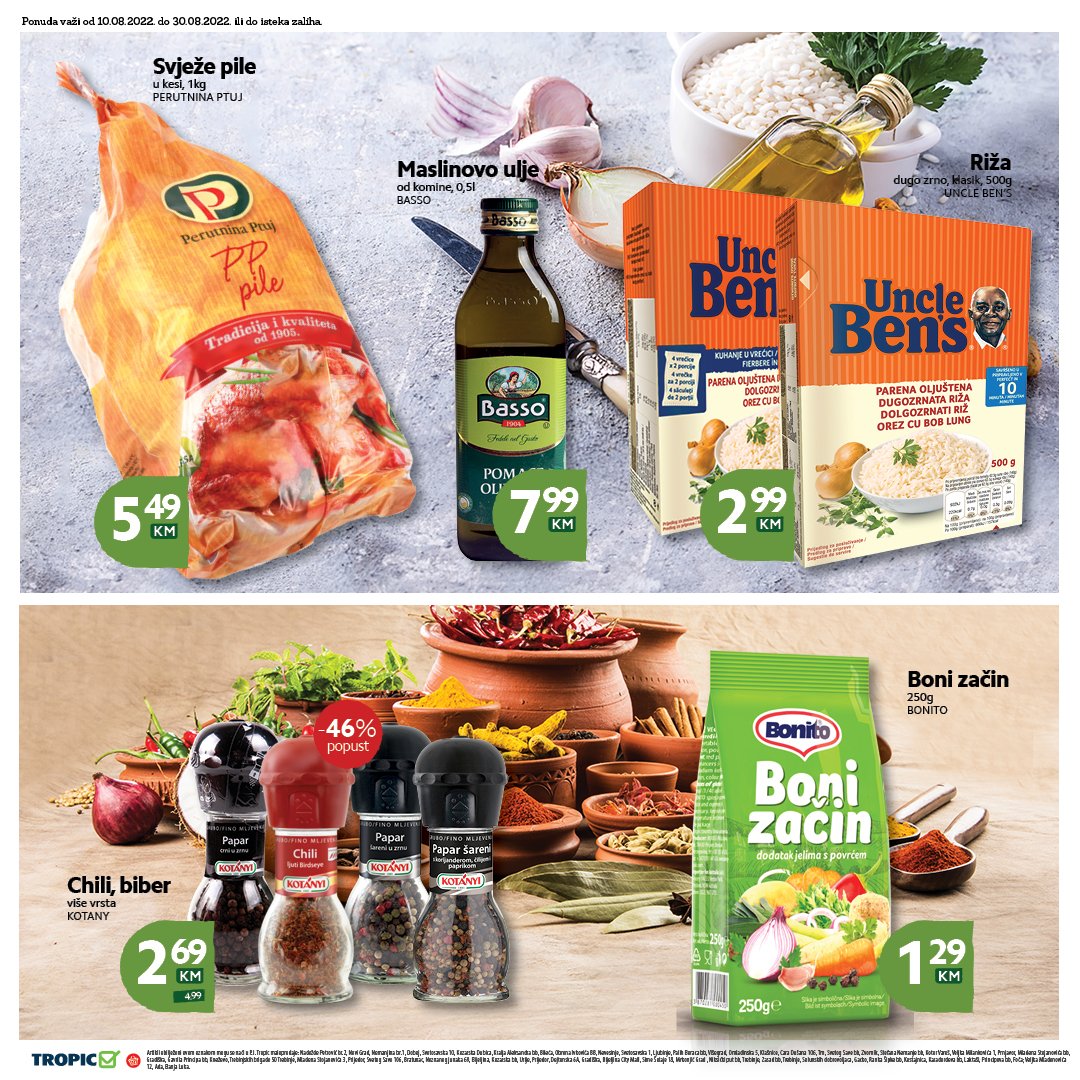 TROPIC Redovni katalog【Pupusti do 46%】AVGUST 2022 FENOMENALNA ponuda od ...