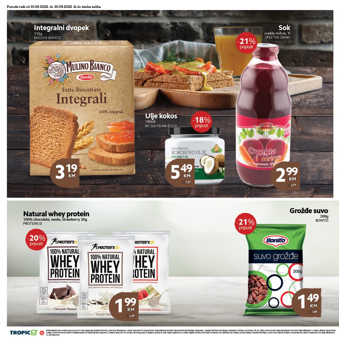 TROPIC Redovni katalog【Pupusti do 46%】AVGUST 2022 FENOMENALNA ponuda od ...