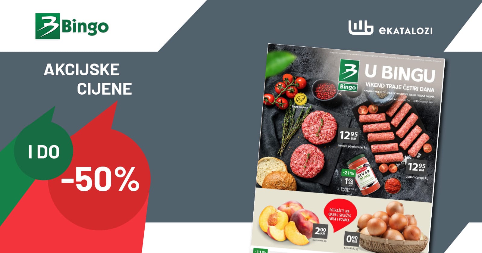 BINGO Vikend akcija 【Sniženje do 50%】 AVGUST 2022 nova akcija od 4.8 ...
