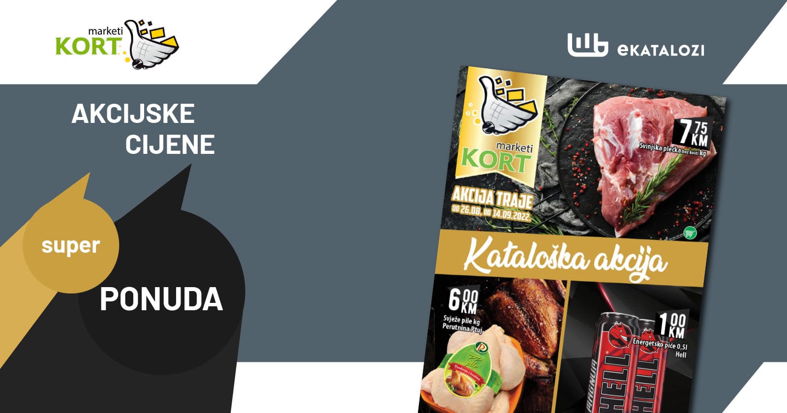 KORT katalog【NOVO】SEPTEMBAR 2022 super akcija do 14.9.2022.